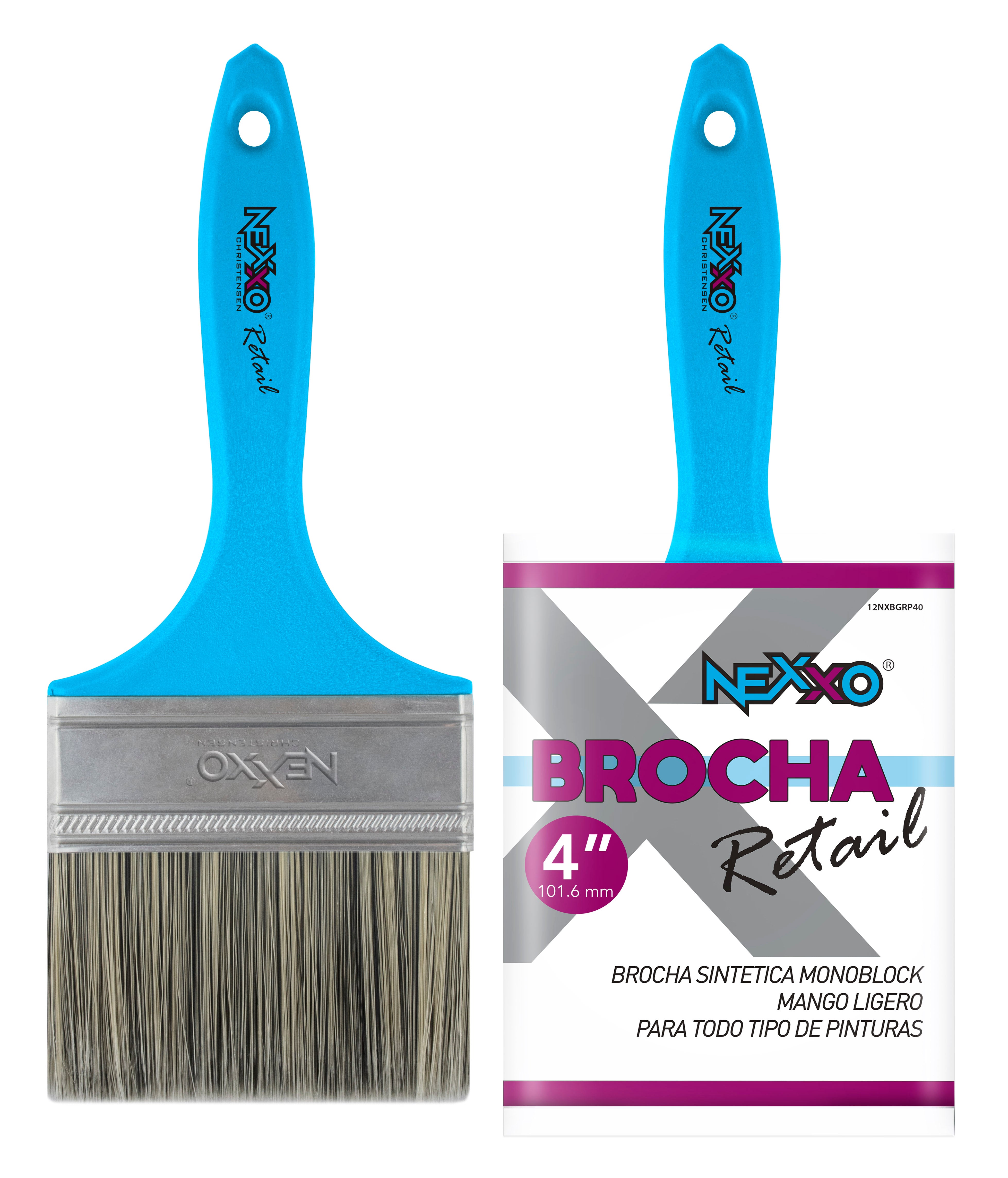 NEXXO® Brocha Monoblock 4" – ADEPAC SA